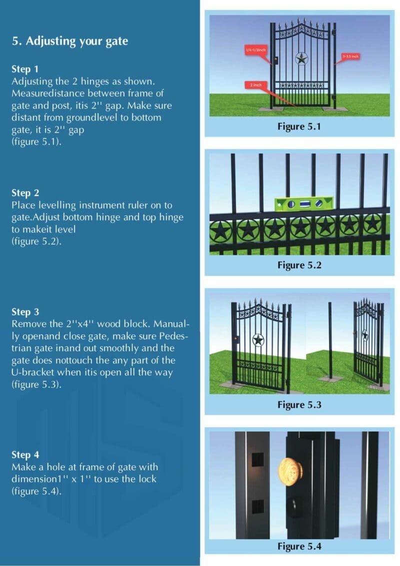How To Install Pedestrian Gates - Metal Solutions USA LLC