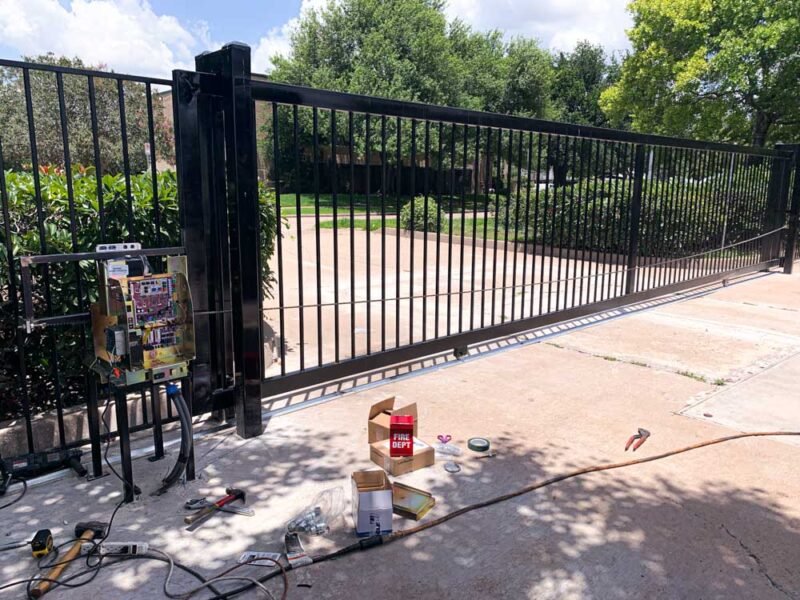 Driveway Sliding Gates - Metal Solutions USA - Houston Texas